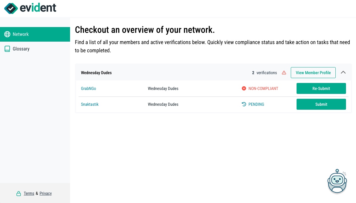 Evident Network: Creating an Account, Members, Verifications, and the Evident Cleared Credential ...