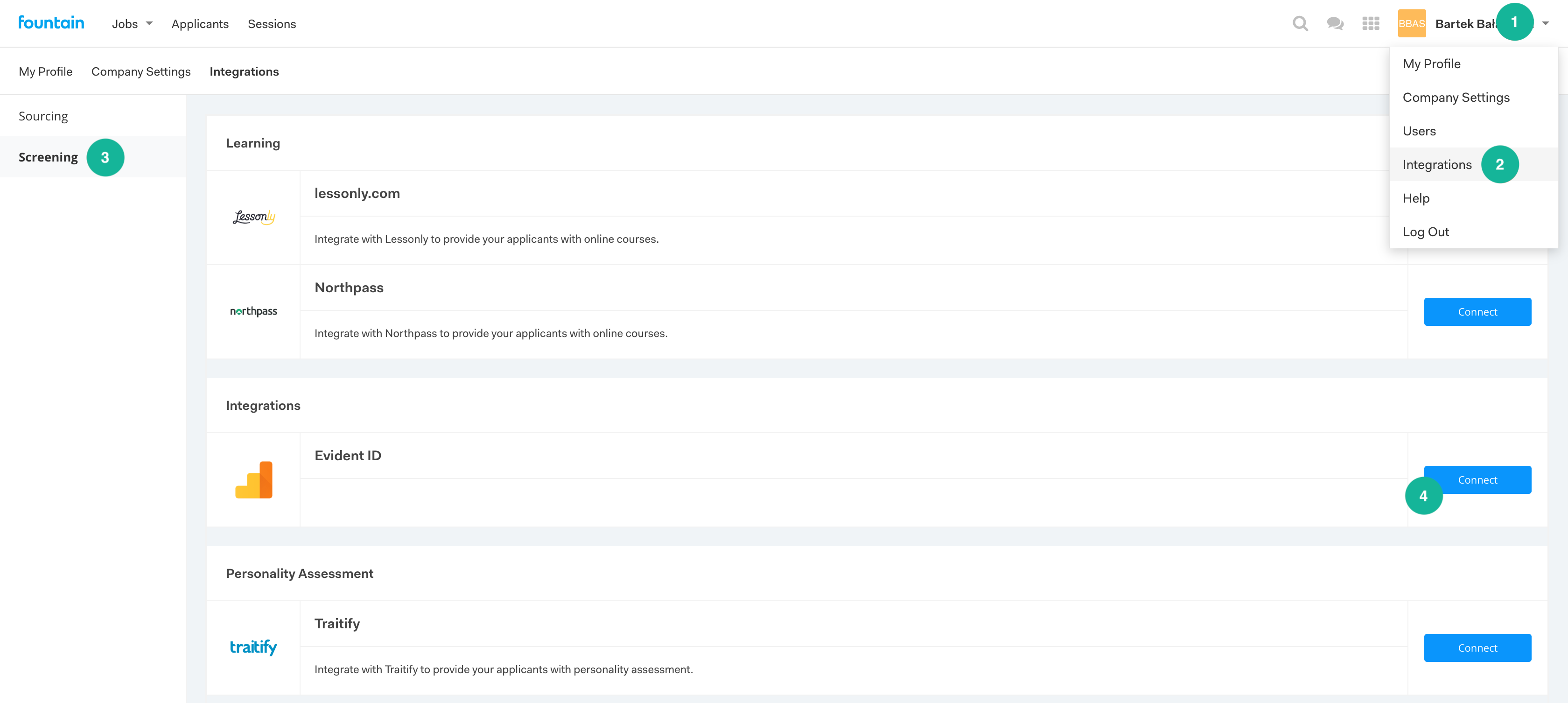 QuickStart Guide: Fountain-Evident integration – Evident ID QuickStart Guide: Fountain-Evident integration – Evident ID