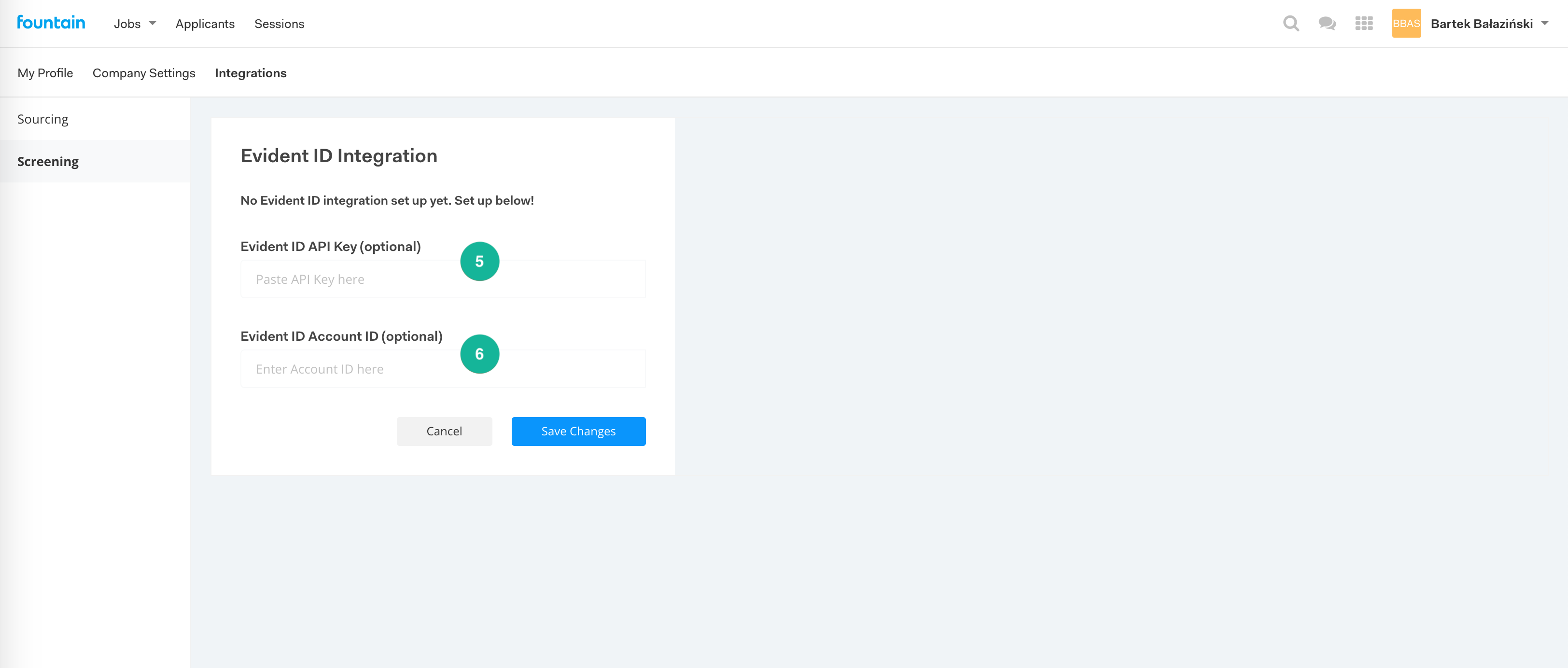 QuickStart Guide: Fountain-Evident integration – Evident ID