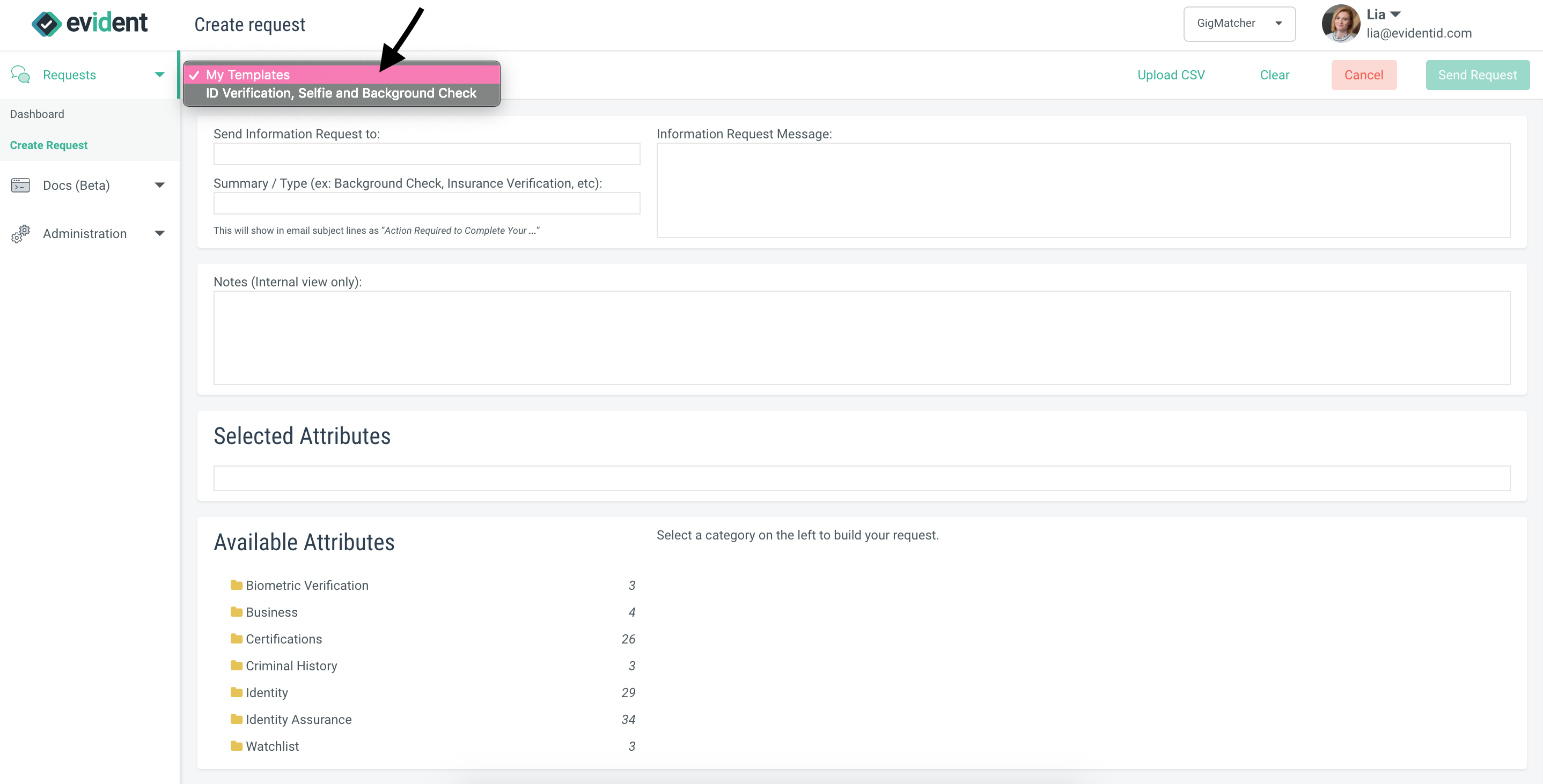 How do I use templates? – Evident ID