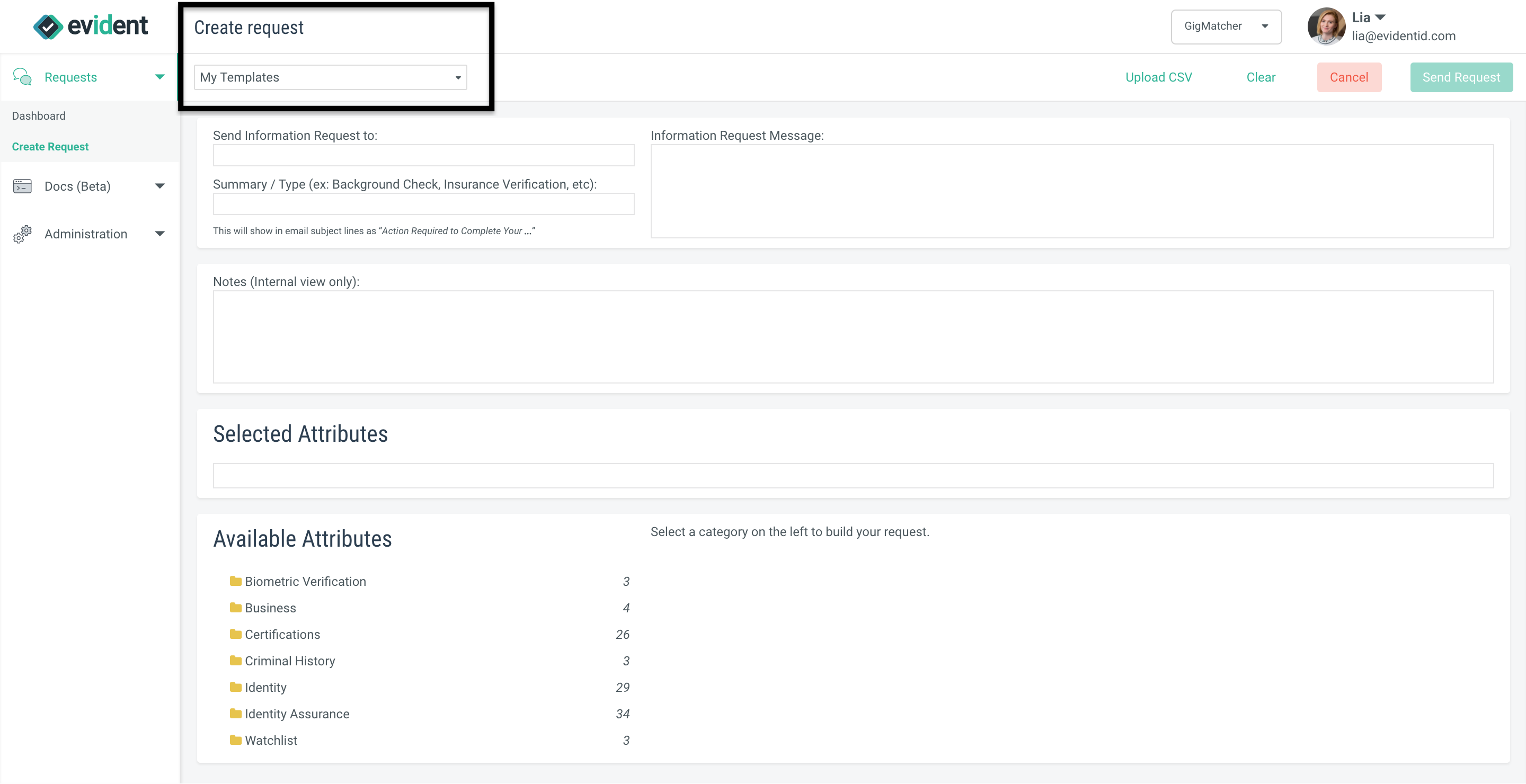 How do I use templates? – Evident ID
